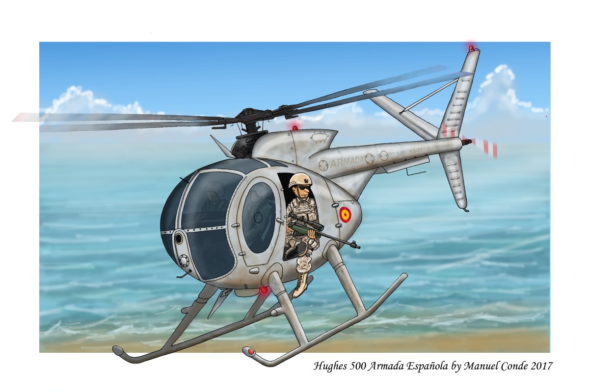 HUGHES 500 Armada Española – manupedia